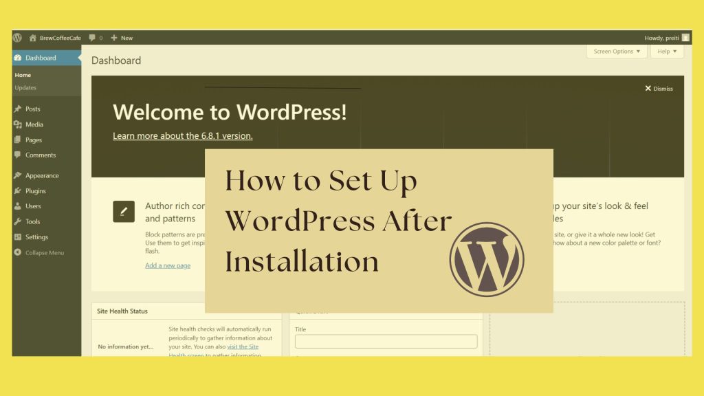 How to Set Up WordPress After Installation – WP Pioneer